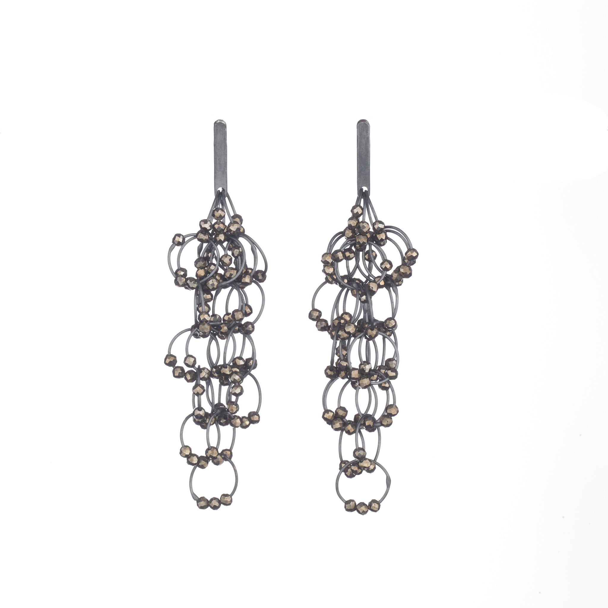 Delicate Tangle Earrings – Heather Guidero Jewelry