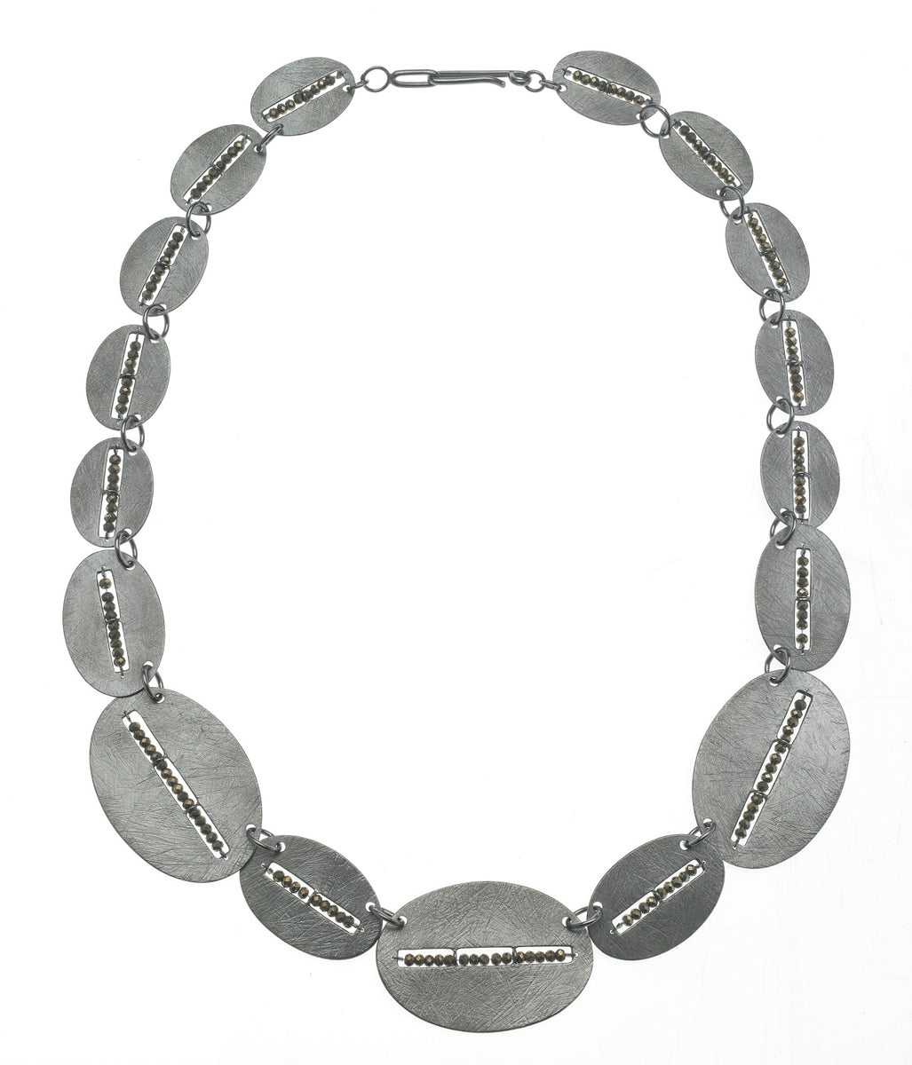 Segment Oval Necklace – Heather Guidero Jewelry
